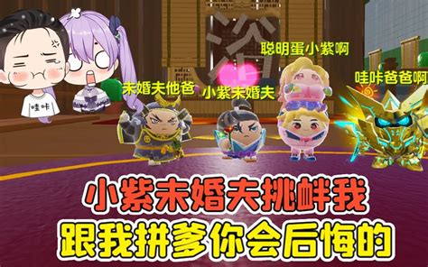 蛋仔派对小紫未婚夫挑衅我敢跟我拼爹你会后悔的 哇咔 讲解 哇咔 讲解 哔哩哔哩视频