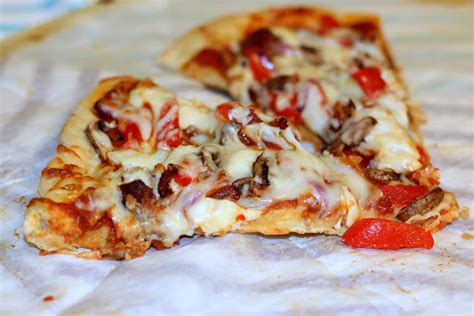 Pepperoni Mushroom And Black Olive Pizza A Hint Of Honey