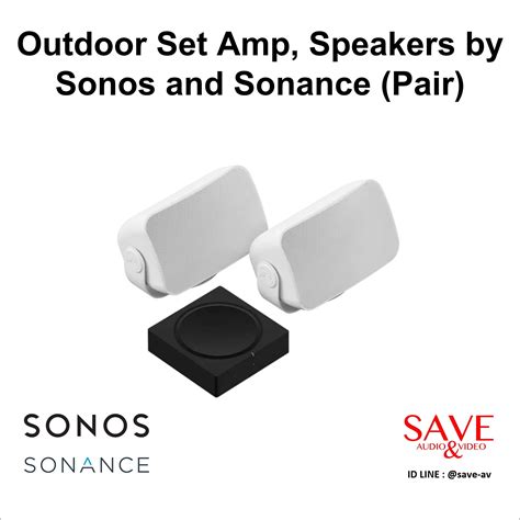Outdoor Speakers By Sonos And Sonance Pair Sonos Showroom Shop In