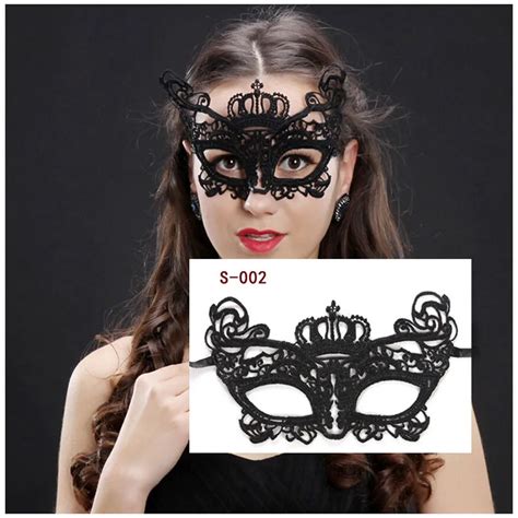 1pcs Hot Sale Black Sexy Lady Lace Mask Eye Mask For Masquerade Party