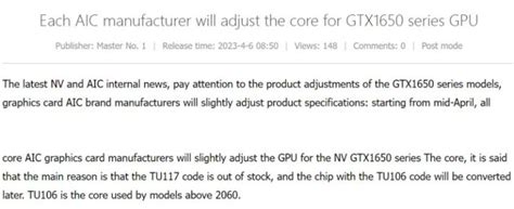 Nvidia Gtx Va A Utilizar El Chip Tu De La Rtx