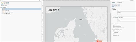 Legend Not Showing Any Layers From Red Map That Is Visible In The Map Frame Rgis