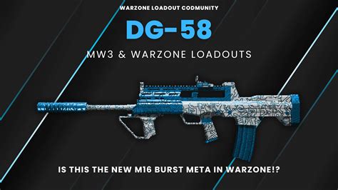 Dg 58 Best Loadouts And Builds For Mw3 Zombies And Upcoming Warzone
