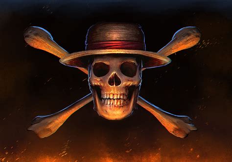 Artstation One Piece Realistic Flag Luffy Iruko Art Manga Anime One Piece Luffy One