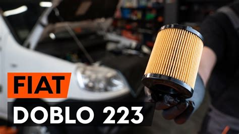 Wie Fiat Doblo Cargo Motoröl und Ölfilter wechseln Schritt für