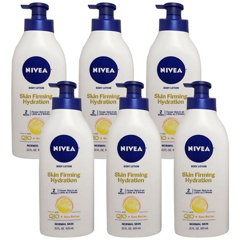 Pack Of 6 Nivea Skin Firming Hydration Body Lotion Q1021 Floz
