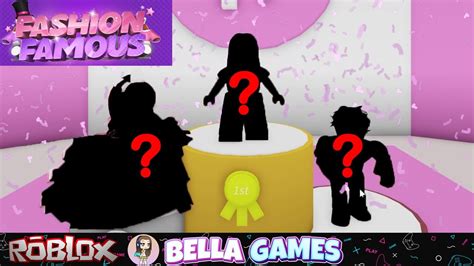DESFILE DE MODA NO FASHION FAMOUS Roblox YouTube