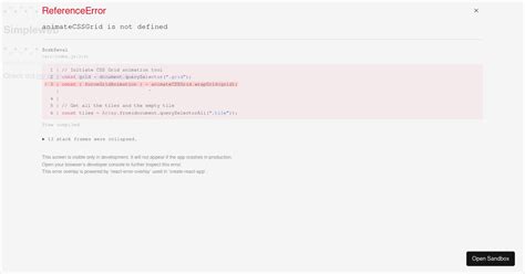 Animate Css Grid Examples Codesandbox