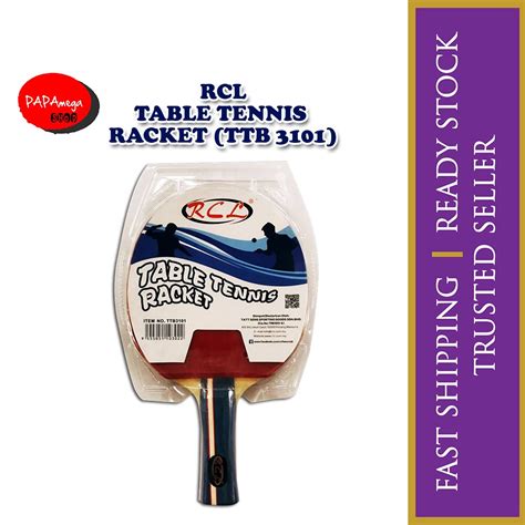 Rcl Table Tennis Racket Ttb 3101 Shopee Malaysia