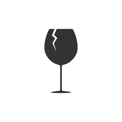 770 Broken Wine Glass Stock Illustrations Royalty Free Vector