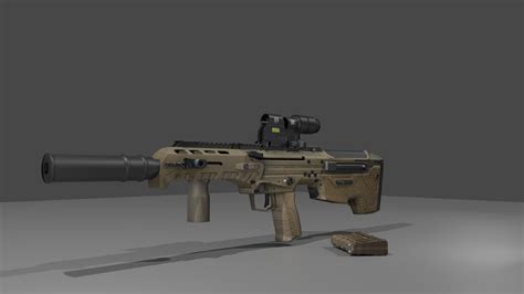 Mdrx Rifle Model Turbosquid 2010288
