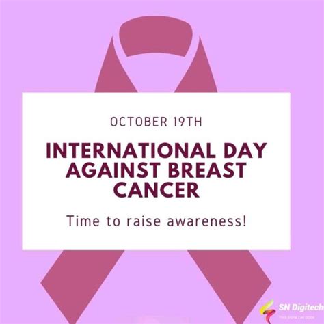 Sn Digitech Pvt Ltd On Linkedin Internationalbreastcancer