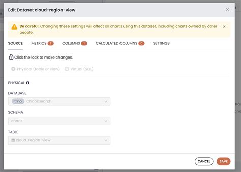 Edit A Dataset