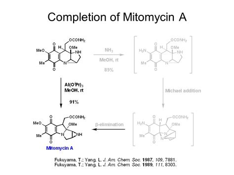 The Total Synthesis Of Mitomycins Ppt Video Online Download