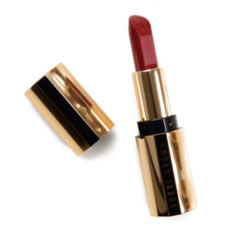 Bobbi Brown Rare Ruby Luxe Lipstick Review And Swatches
