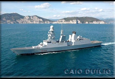 Caio Duilio D554 Guided Missile Destroyer Frigate Warship