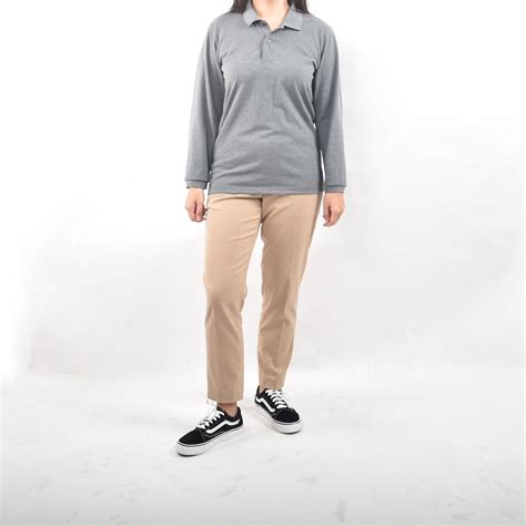 Sizing Longsleeve Polo Shirt Women Origin Garments