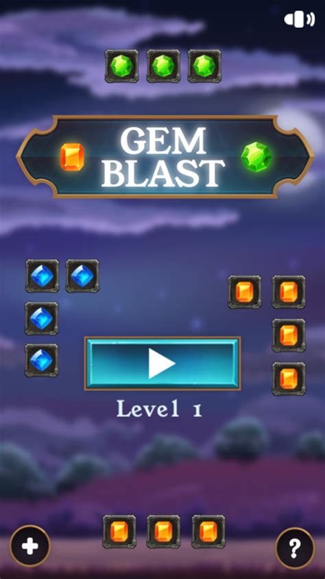 🕹️ Play Gem Blast Game Free Online Tetris Gems Spatial Puzzle Video