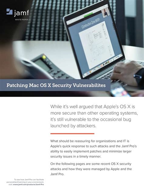 Patching Mac Os X Security Vulnerabilities Jamf