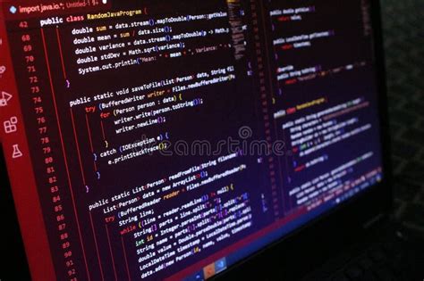 Computer Code Programming Language Coding Close High Resolution Photo