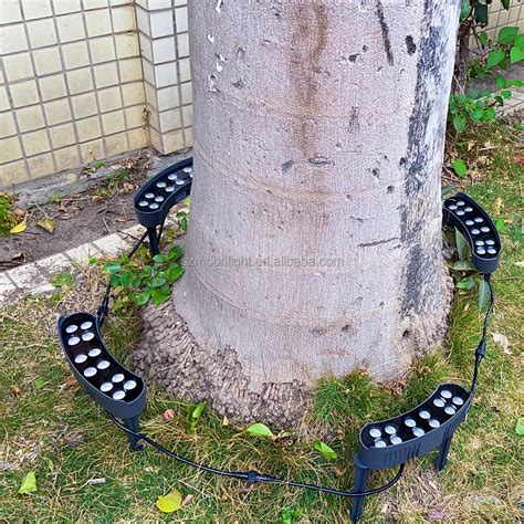 48W RGB LED Tree Lights IP65 Waterproof Outdoor Palm Tree Lighting OEM