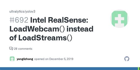 intel realsense loadwebcam instead of loadstreams · issue 692