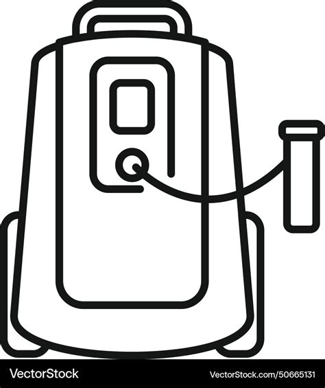 Respiratory Device Icon Outline Medical Royalty Free Vector