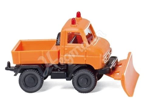 Unimog U 411 Winterdienst Modellauto für Sammler im Modellbahn