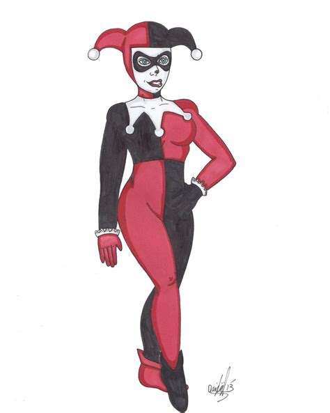Classic Harley Quinn Drawing At Getdrawings Free Download