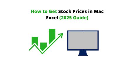 How To Get Stock Prices In Mac Excel 2025 Guide