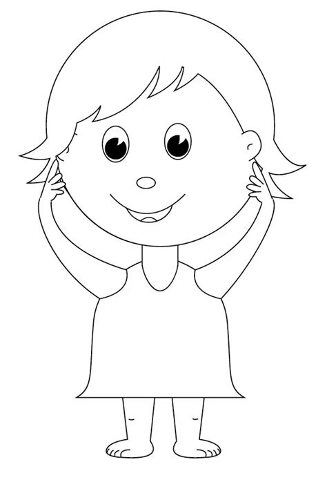 Orelha Para Colorir