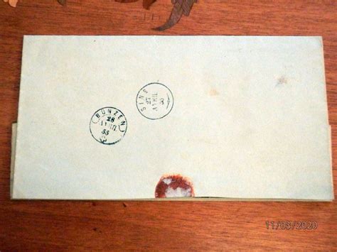 Schöner Brief Mit Blauem Balkenstempel Kaufen Auf Ricardo