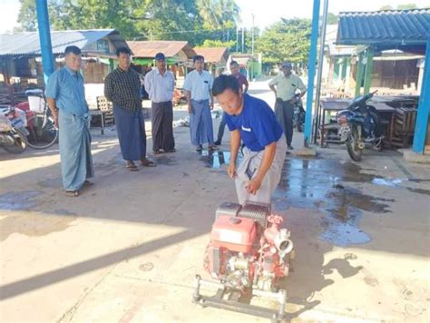 စလင်းမြို့နယ် စည်ပင်သာယာမြို့မစျေးကြီး၌ မီးဘေးအန္တရာယ်ကြိုတင်ကာကွယ်ရေး လိုက်လံကြည့်ရှုစစ်ဆေး