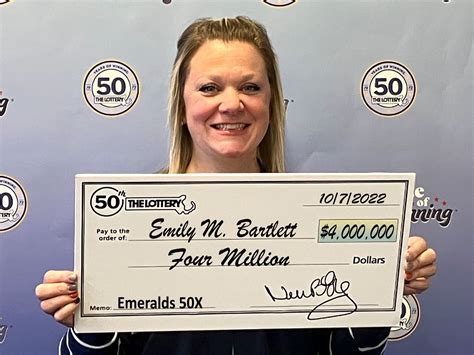 Mass State Lottery Winner 4 Million Winner On ‘emeralds 50x Scratch