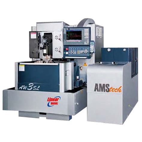 New Ams Tech Aw3s Cnc Linear Wire Edm Machine
