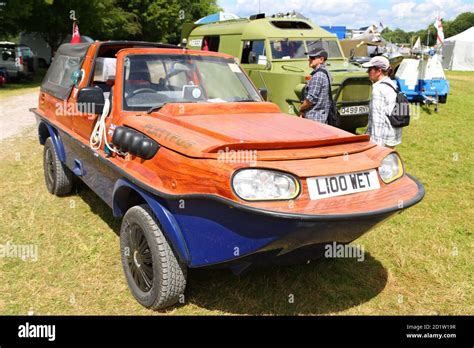 A Rare Dutton Amphibious Car At The Traditional Boat Festival In Henley