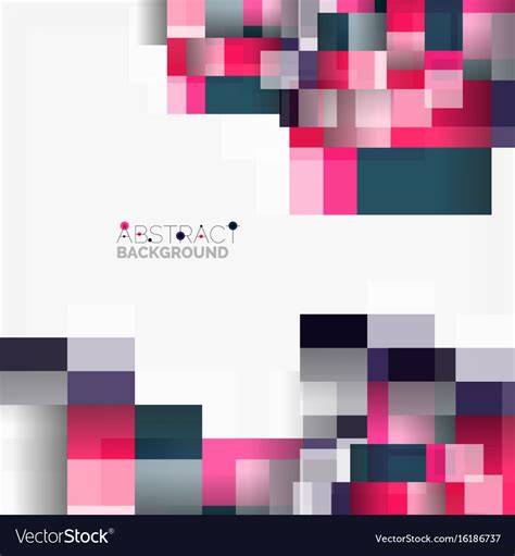 Abstract Blocks Template Design Background Simple Vector Image