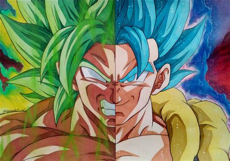 Dibujos De Gogeta Vs Broly Para Colorear Aqu Tienes Algunas Ideas Para