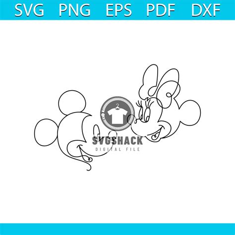 Cod980 Mickey Svg Minnie Mouse Svg Print Svg Sitckers Svg Inspire