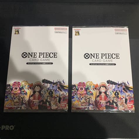 【未使用】2個セット Onepiece カードゲーム プレミアムカードコレクション 25周年エディション ワンピース バンダイ 新品未開封
