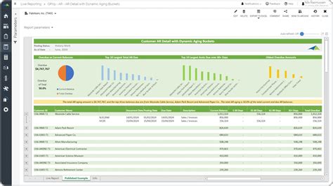 Accounts Receivable Report With Dynamic Aging Buckets For Dynamics 365 Business Central