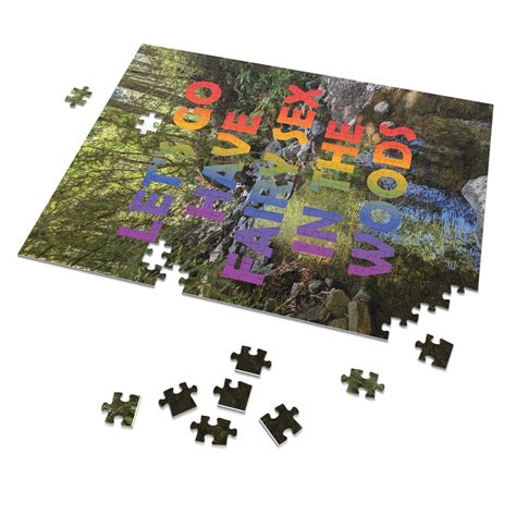 Lets Go Have Fairy Sex In The Woods Funny Jigsaw Puzzle 30 110 252