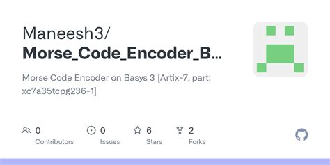 Github Maneesh3morsecodeencoderbasys3 Morse Code Encoder On