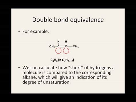 Double Bond Example