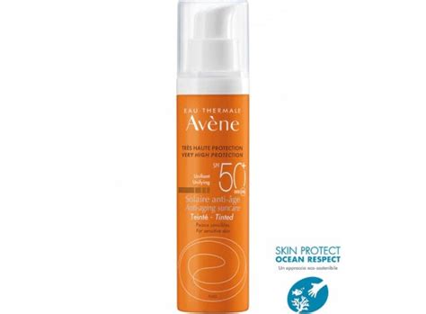 Eau Thermale Avene Trattamento Anti Età Protezione Solare Colorata Viso