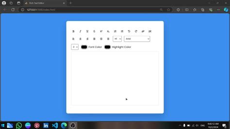 Ahmad Ali On Linkedin Webdevelopment Javascript Richtexteditor