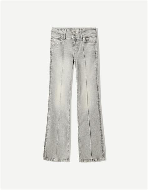 Jeans Bootcut Low Rise Bsk Teen Bershka