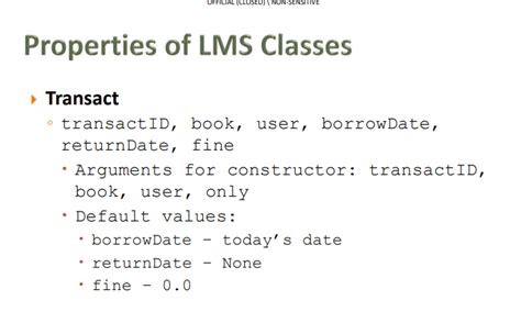 Solved Create Classproperties Of Lms