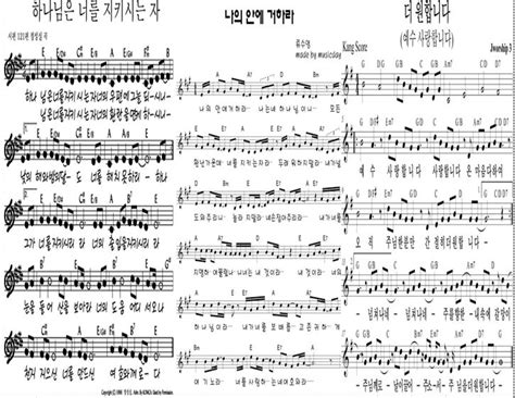 찬양콘티 8월 2주 둘째주 찬양콘티 악보ppt 하나님은너를지키시는자 나의안에거하라 더원합니다 오신실하신주