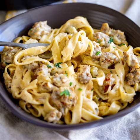 Creamy Italian Sausage Pasta Sprinkles And Sprouts